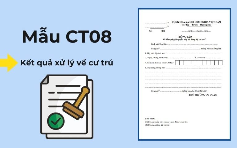 Phân biệt mẫu CT07 và CT08 khác nhau như thế nào?